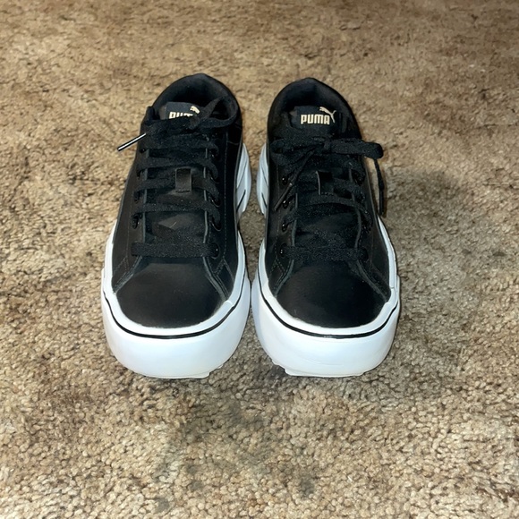 Puma | Shoes | Black Platform Puma Sneakers | Poshmark